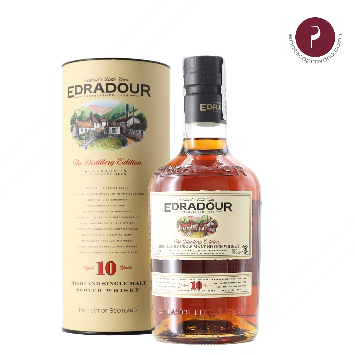 Whisky Single Malt 10 anni 70 cl Edradour - Enoteca Pirovano