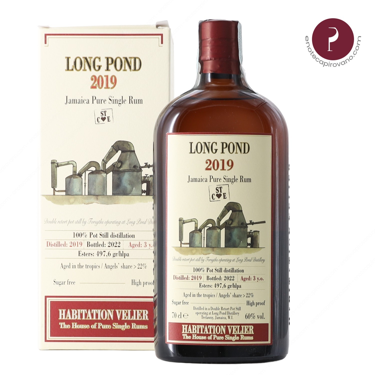 Long Pond 2019 Jamaica Pure Single Rum "STCE" 70 cl Habitation Velier ...